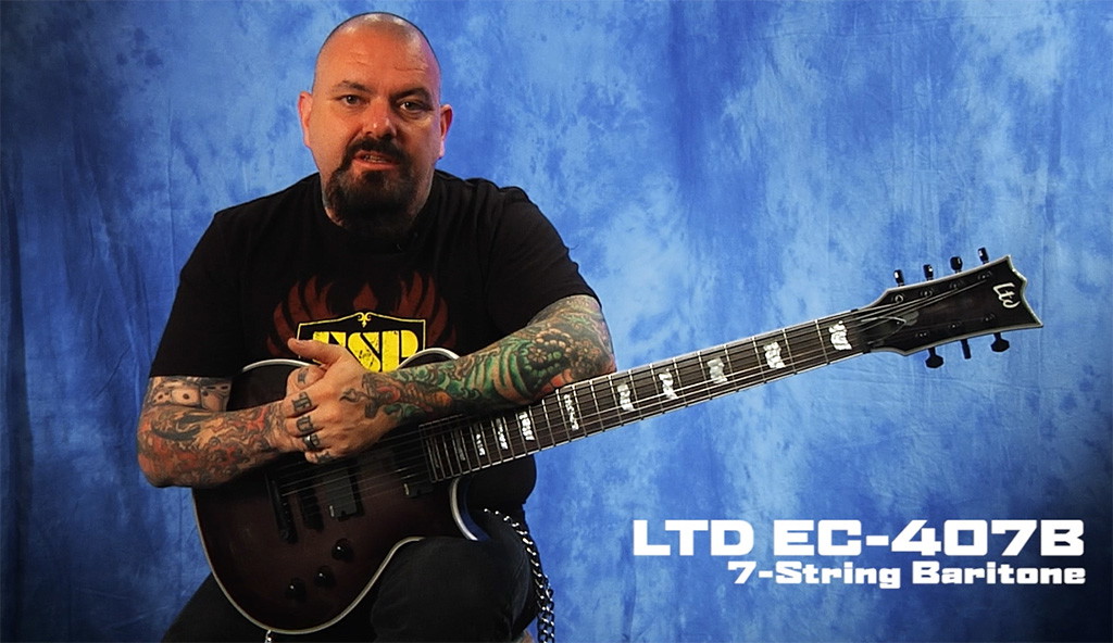 LTD EC-407B FM Baritone Demo by Chris Cannella - The ESP Guitar Company