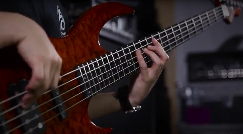 LTD BB-1005 Bass Demo - The ESP Guitar Company