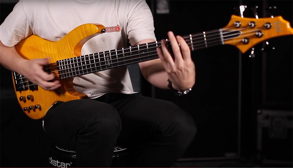 Stephen Lane Slaps the B-155DX - The ESP Guitar Company