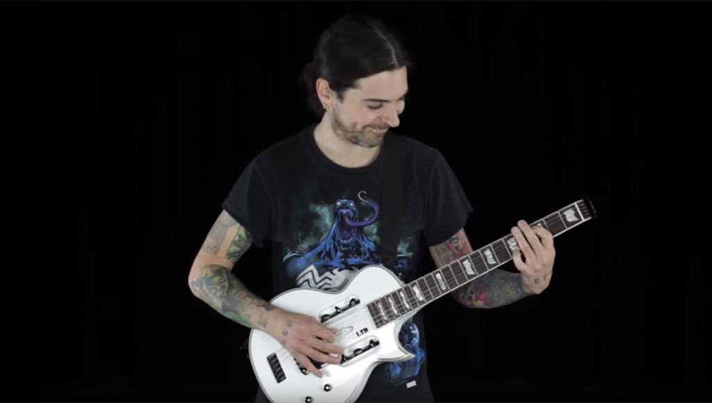 Eric "Erock" Calderone on the Traveler Guitar EC-1 - The ESP Guitar Company