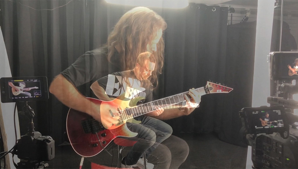Behind the Scenes: Jamie Hunt and Pat Heath do Demos - The ESP Guitar ...