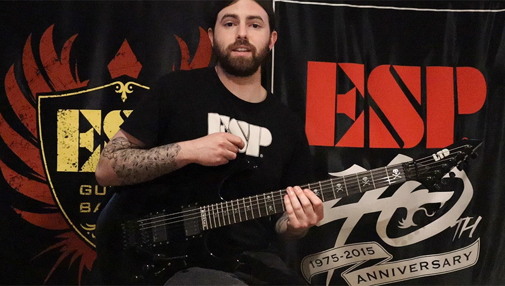 Guitar Training with Cameron Stucky: Tapping Technique - The ESP Guitar ...