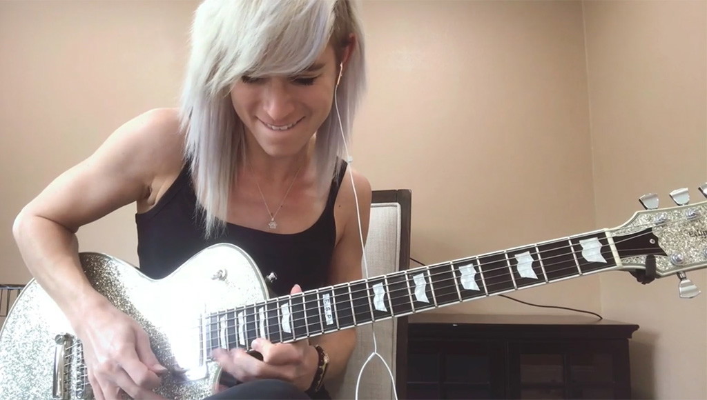 Sydney Ellen: "Crazy Train" Solo - The ESP Guitar Company