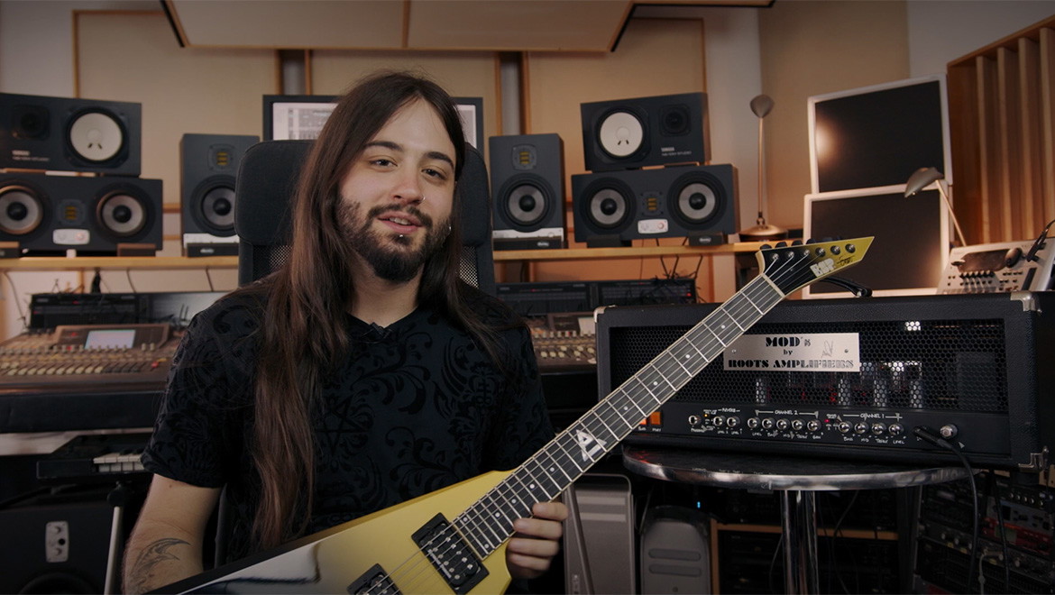 Evan K on his ESP Custom Shop SV - The ESP Guitar Company