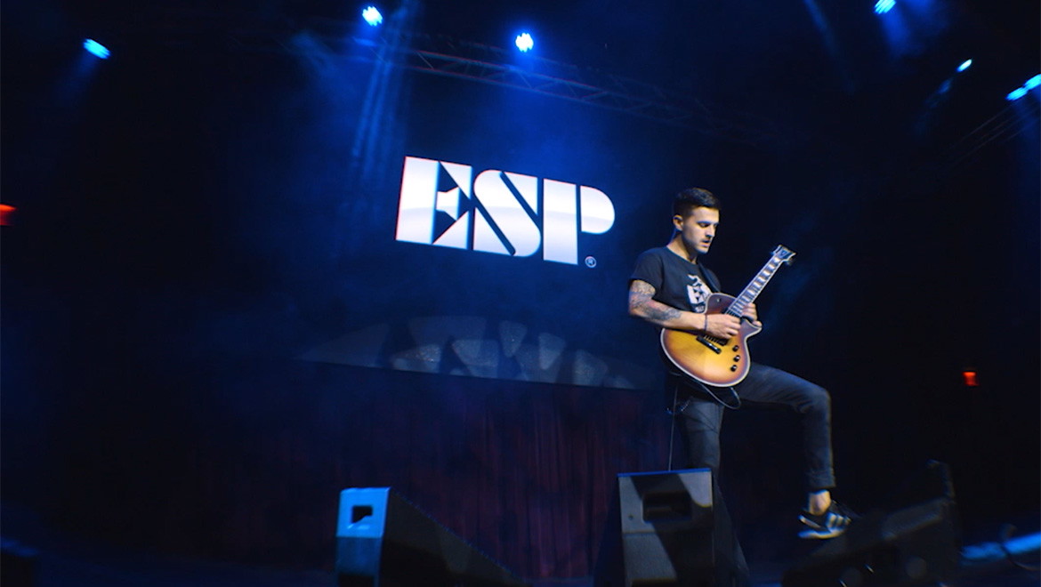 LTD Deluxe EC-1000T Tobacco Sunburst Satin Demo by Dan Gailey - The ESP ...