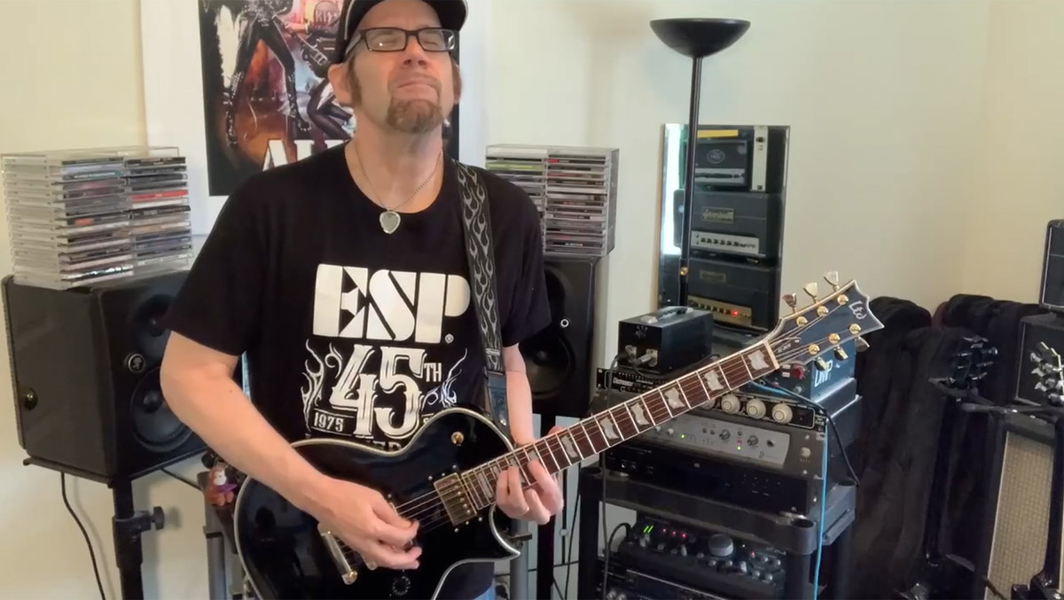 Darren Stroud: "Under a Glass Moon" solo (cover) - The ESP Guitar Company