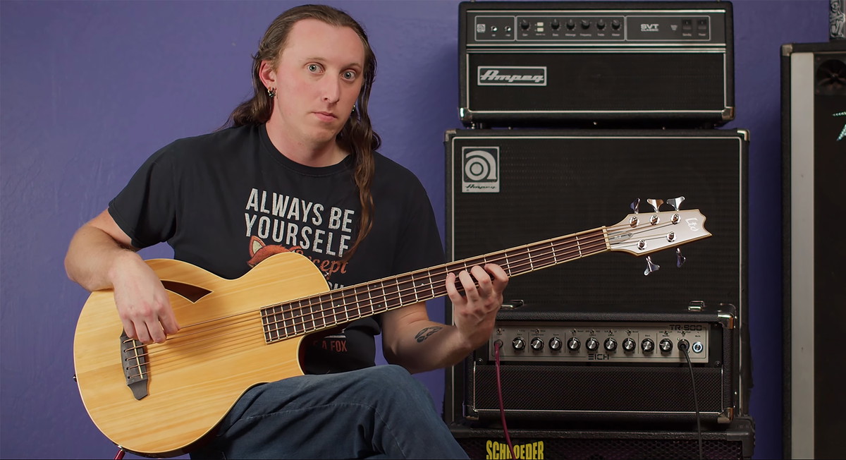 LTD TL-5 Bass Review by Mike Pugh - The ESP Guitar Company