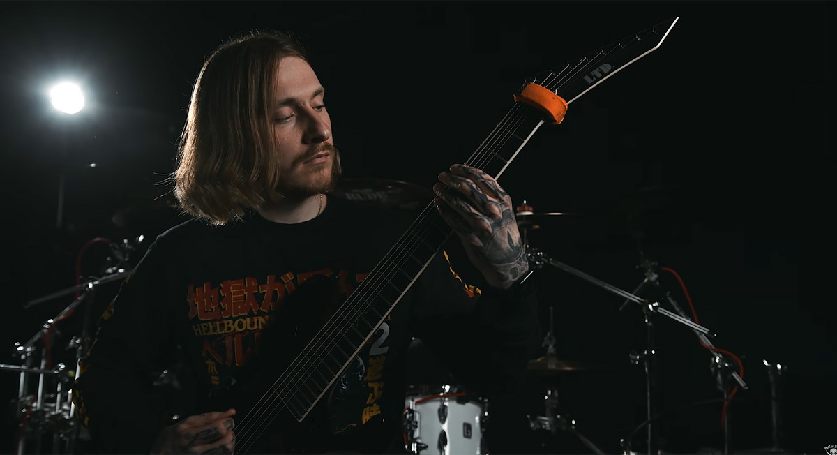 Sean Hynes (Ingested): "Ashes Lie Still" (playthrough) - The ESP Guitar ...