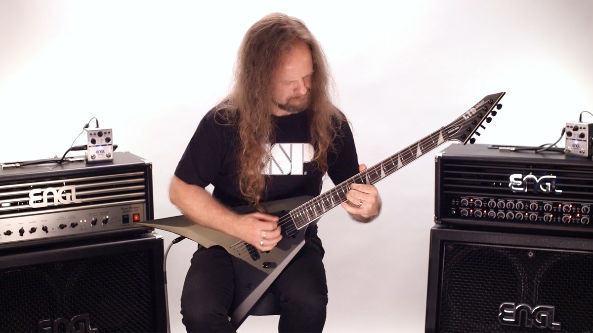 LTD Deluxe Arrow-1000NT Charcoal Metallic Satin Demo by Jamie Hunt ...