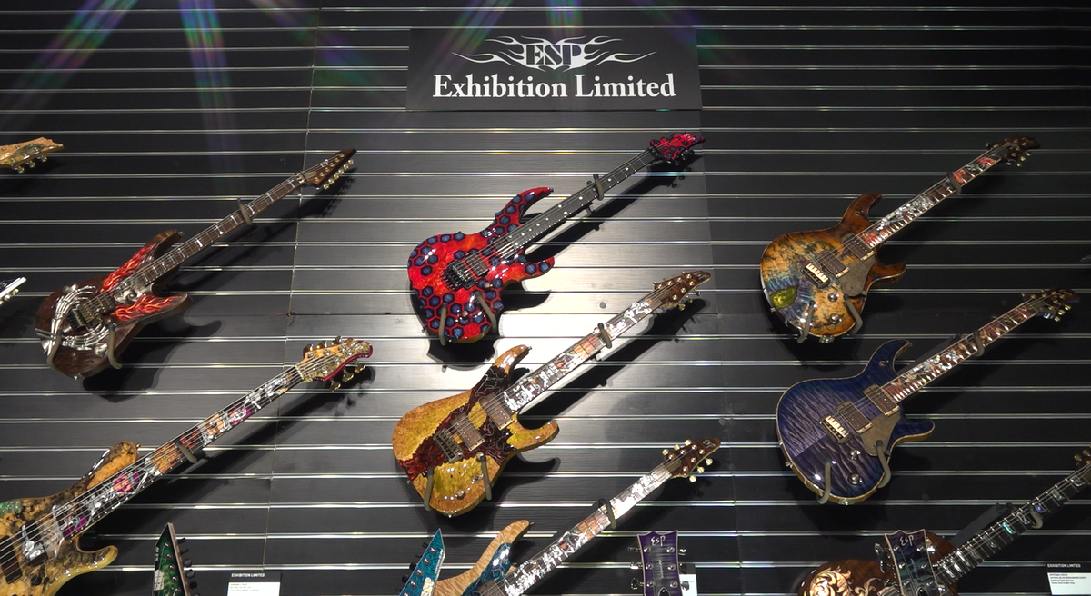 NAMM 2023: Tour of the ESP Guitars Booth - The ESP Guitar Company