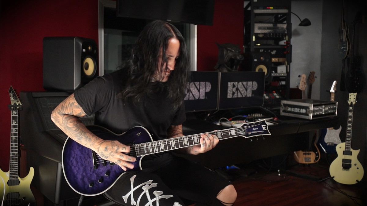 LTD Deluxe EC-1000 See Thru Purple Sunburst Demo by Bobby Keller - The ...