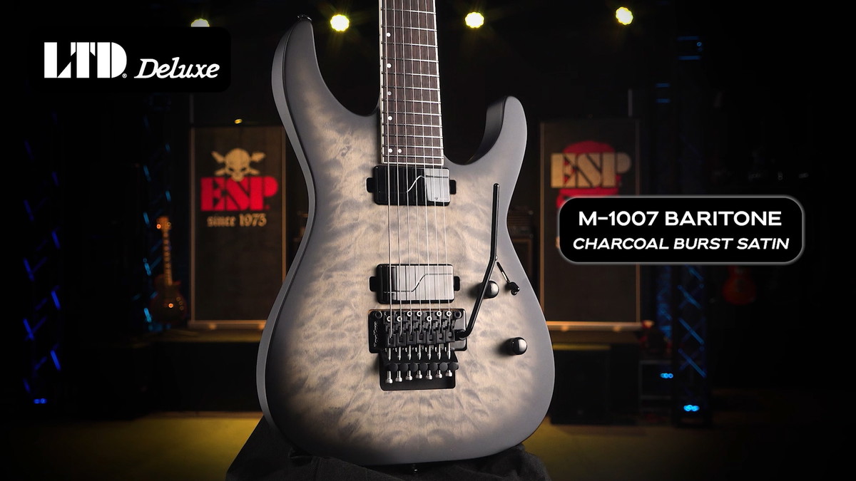 LTD Deluxe M-1007 Baritone Demo by Jean Patton - The ESP Guitar Company