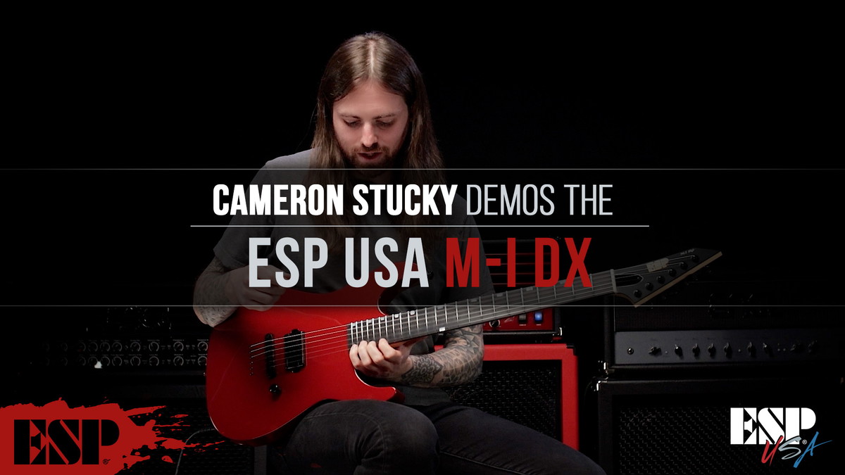 ESP USA M-I DX Demo by Cameron Stucky - The ESP Guitar Company