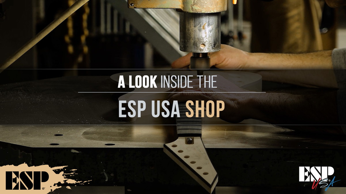 A Look Inside the ESP USA Shop - The ESP Guitar Company