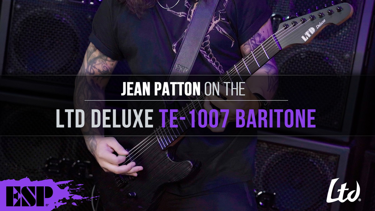 LTD Deluxe TE-1007 Baritone Demo by Jean Patton - The ESP Guitar Company