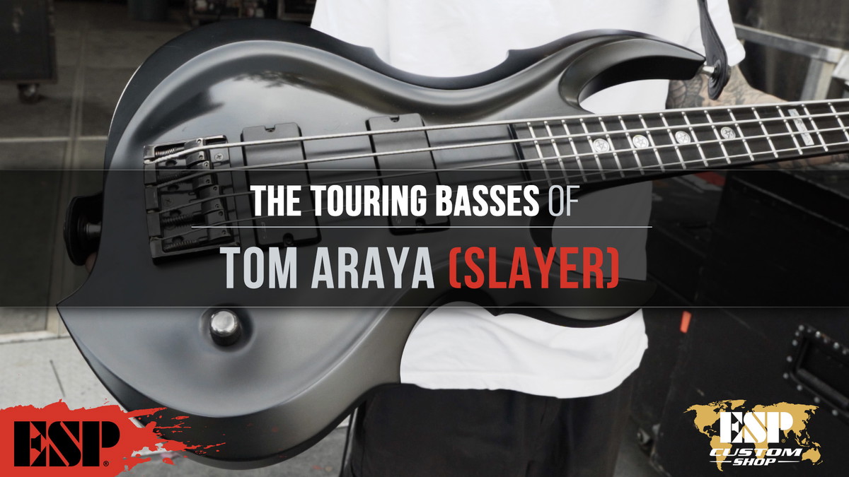 The Touring Basses of Tom Araya (Slayer) - The ESP Guitar Company