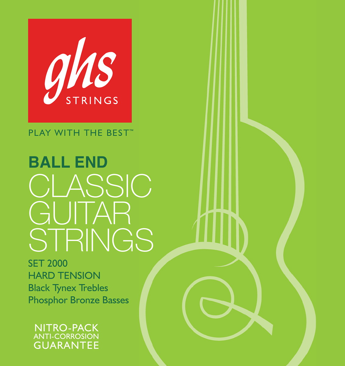 Singles - Ball End Regular Classics - GHS Strings