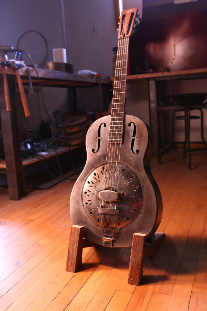 Steel Tricone Resonator - Mule Resophonic Guitars