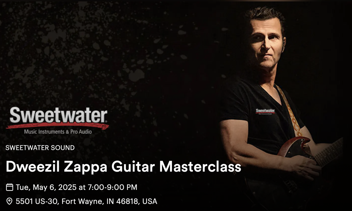 Masterclass at Sweetwater Sound - Dweezil Zappa