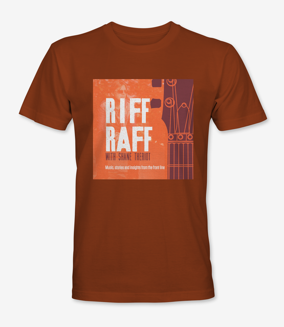 Riff Raff Orange Logo T-Shirt - Shane Theriot