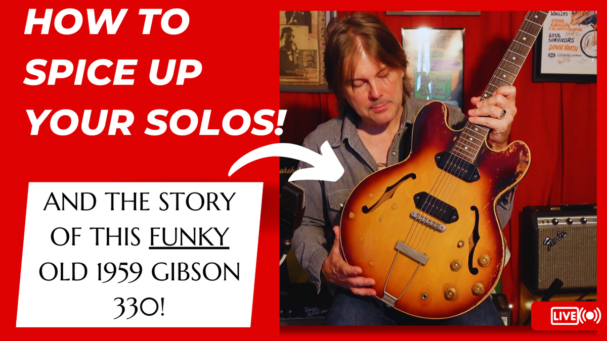Spice Up Your Solos and a Funky Old Gibson 330! - Shane Theriot