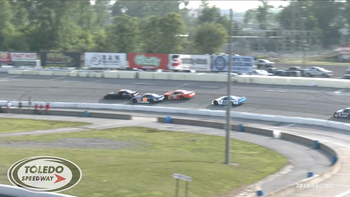 Toledo Speedway Late Model Sportsman Highlights - Fathers Day Special ...