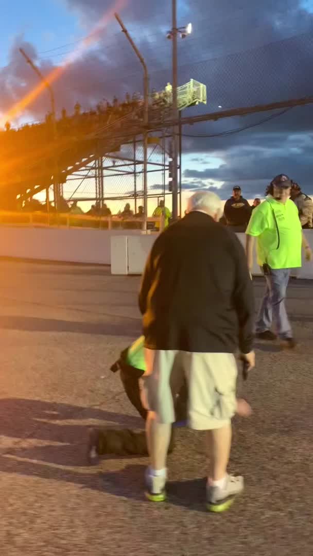 Hunter Padgett Proposal at Toledo Speedway - Toledo Speedway