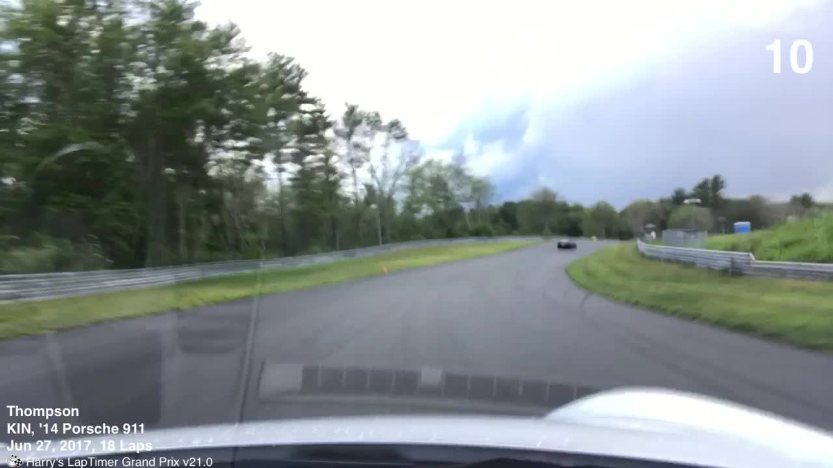 Porsche 911 C4S 6/27/17 Thompson - Track Night in America